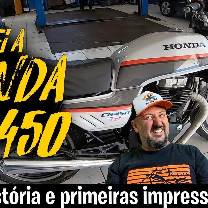 Testei a Honda CB 450, HISTÓRIA e PRIMEIRAS IMPRESSÕES